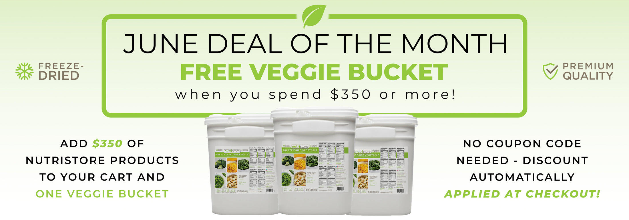 Nutristore Foods | Premium Freeze-Dried Emergency Food