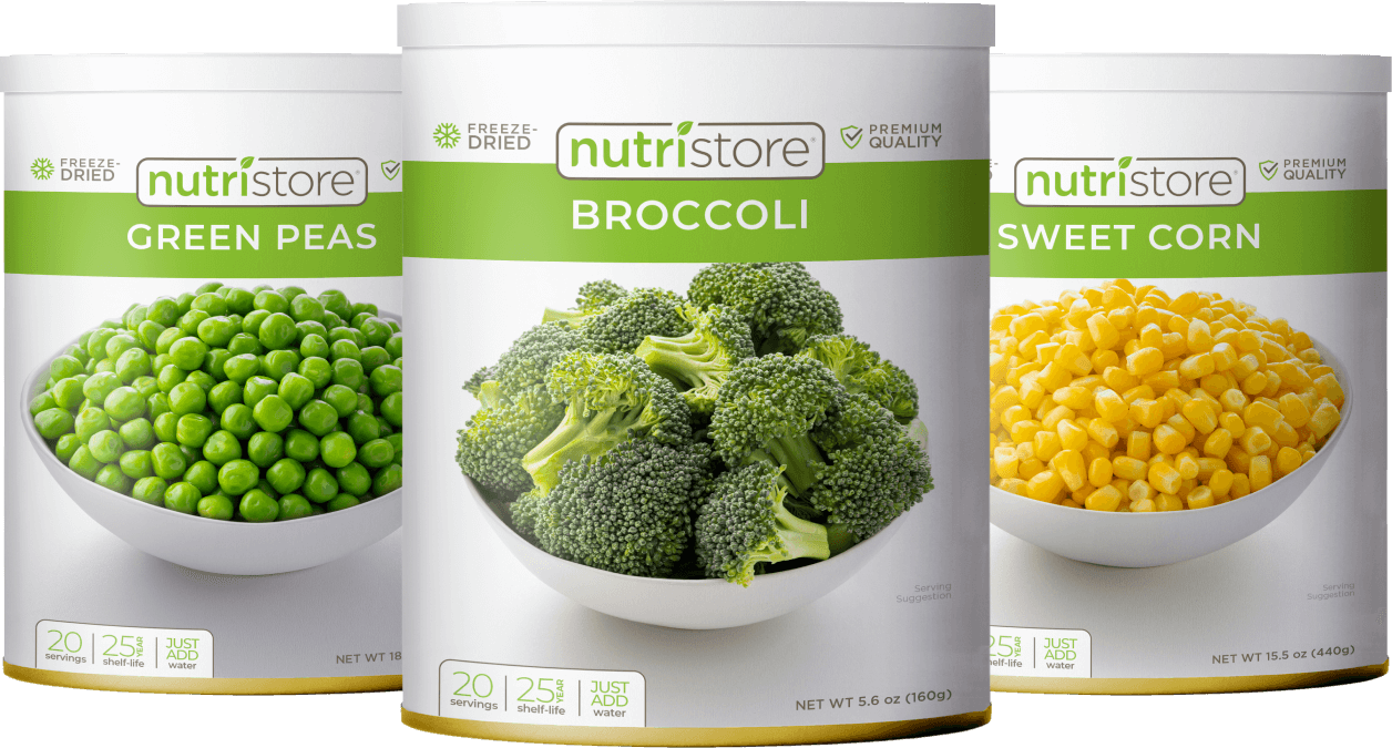 Nutristore Foods | Premium Freeze-Dried Emergency Food